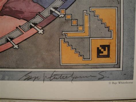 Baje Whitethorne Ltd Ed Poster Signed Numbered Creators From The 4 Directions 1720060284