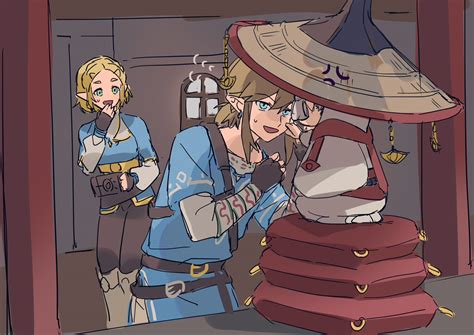 Werlosk Impa Link Princess Zelda Nintendo The Legend Of Zelda The