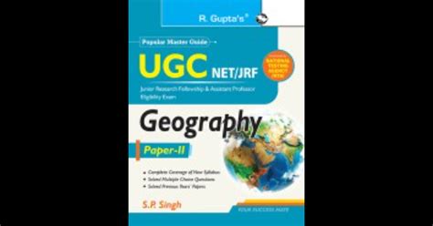 Nta Ugc Netjrf Geography Paper Ii Exam Guide Padhega India