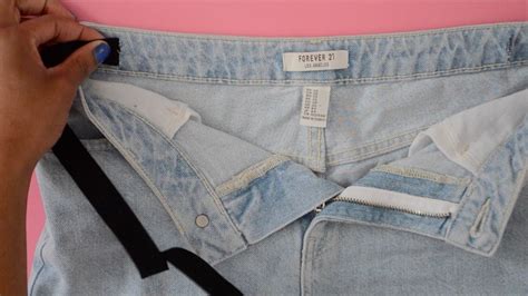 QUICK LIFE HACK HOW TO RESIZE YOUR JEANS WAIST Mystylediaryy