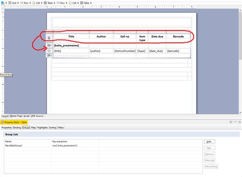 Birt Report Reordering Group Header Knime Extensions Knime
