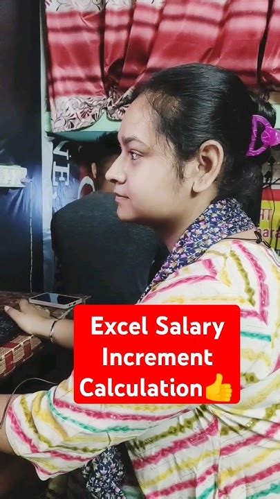 Excel Salary Increment Calculation In Just 5 Sec🔥😲 Excel Trending Shortcutkeys Viral