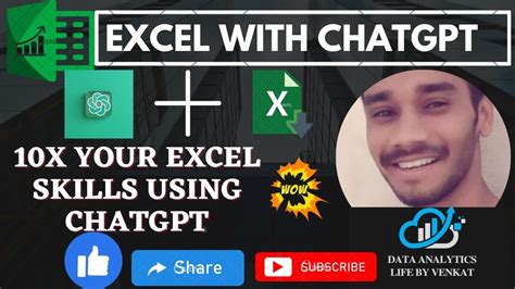 10x Your Skills With Excel Using Chatgpt Chatgpt Exceltutorial Dataanalytics Youtube