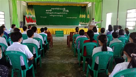 ဒေးဒရဲမြို့ အမှတ် ၁ အခြေခံပညာ အထက်တန်းကျောင်းတွင် ယာဉ်အန္တရာယ်၊ လမ်းအန္တရာယ်ကင်းစင်ရေး အသိပညာပေး