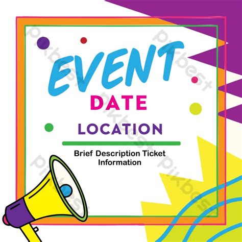 Printable Event Announcements