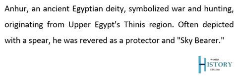 Anhur Origin Story Powers Symbols And Meanings World History Edu