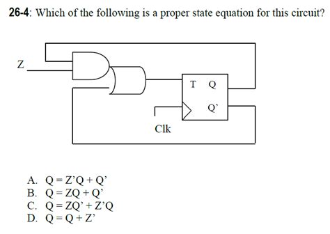 [solved] 26 1 analyze the following sequential circuit and complete