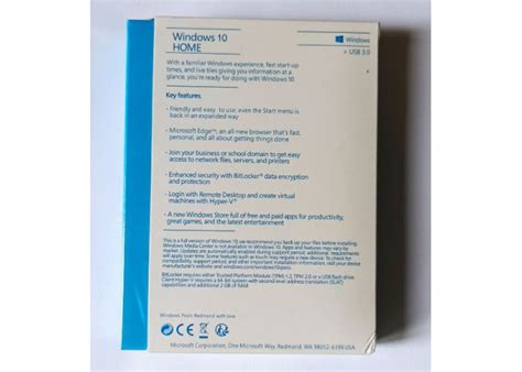 Купити Windows 10 Home Box ключ ліцензійної операційної системи для компанії дому та бізнесу в