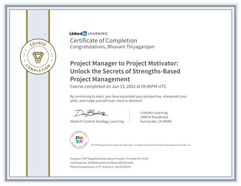 Bhuvani Thiyagarajan On Linkedin Certificate Of Completion