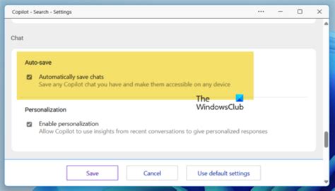 How To Save Chat History In Copilot