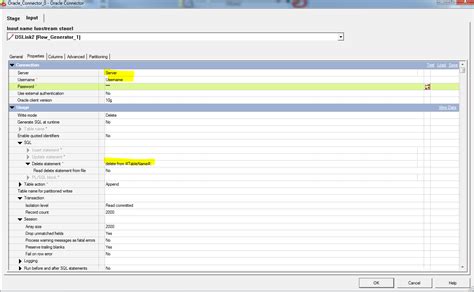 Qa полезности Datastage Create Job That Truncate Table Delete Data