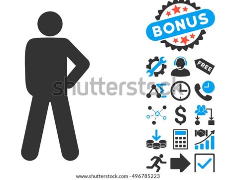 Audacity Pose Icon Bonus Pictogram Vector Stock Vector Royalty Free