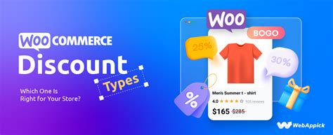 woocommerce discount types which one to offer