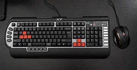 A4tech X7 G800v Wired Silent Gaming Keyboard With Wide Palm Rest