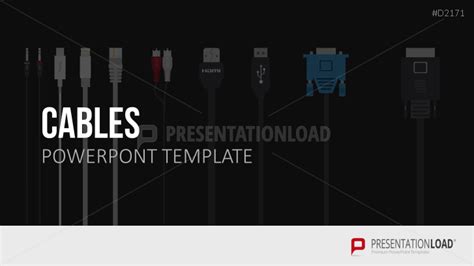 Wires Cables PowerPoint Templates PresentationLoad