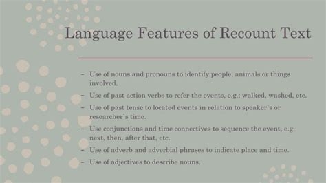 Definition Of Recount Text Generik Structure 8 Pptx