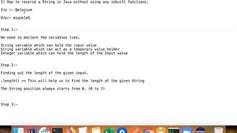String Reverse Youtube