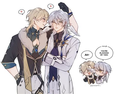 Aventurine And Sunday Honkai And More Drawn By Phaesporia Danbooru