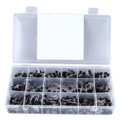 900pcs Transistor 18 Types Diode Triode Semiconductor Switch Low Power Assortment Set Kit