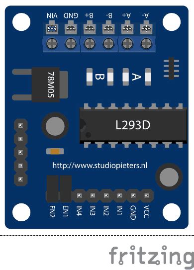 fritzing motor shield
