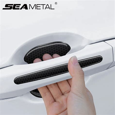 제작 도어 자동차 스티커 카본 시트지 Seametal 자동차 핸들 보호 필름 반사 트림 보 티몬
