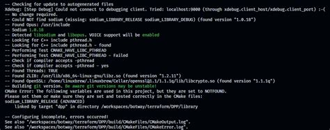Could Not Find Sodium Missing Sodium Library Release Sodium Library Debug · Issue 458