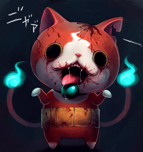 Jibanyan Youkai Watch Drawn By Hiro1984 Danbooru