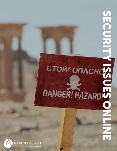 Security Issues Online Alexander Street