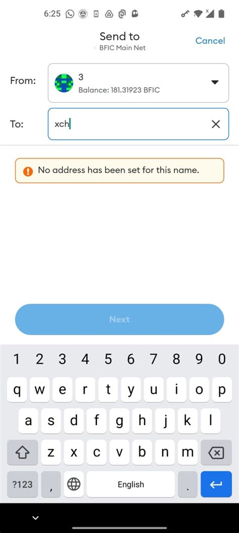 Send To Flow Produces No Address Has Been Set For This Name