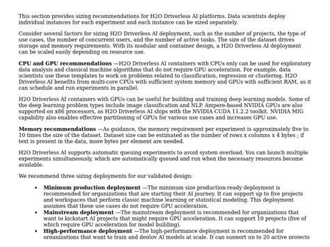 Sizing Of Automl Infrastructure Automate Machine Learning With H2o Driverless Ai On Dell