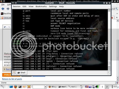 Nmap Amap Netcat And Telnet Port Scanning Fzuckerman©