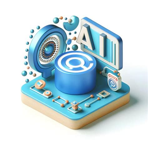 3d Ai Image Recognition And Marketing Visuals Icon Set For Enhanced Visual Marketing Perfect For