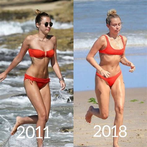 Miley Cyrus Body Then And Now