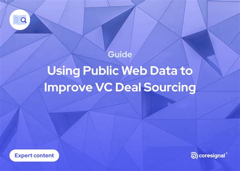 public web data for vc deal sourcing