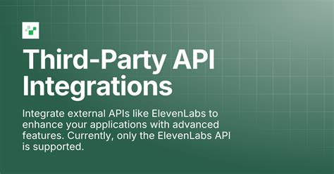 Third Party Api Integrations Convai Documentation