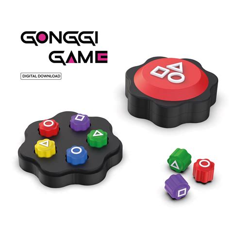 🦑 Juego 3d Gonggi Estilo Calamar Juego Gonggi Jotas Coreanas Juego Tradicional De Habilidad