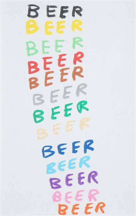 David Shrigley Beer 2007 Artsy