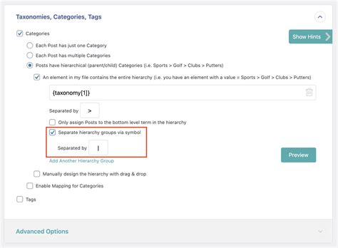Importing Nested Hierarchical Taxonomies Wp All Import
