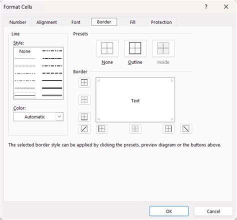 Apply Border To Cells In Excel Shortcut
