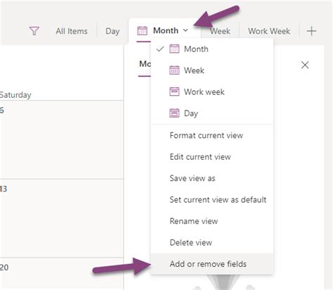 How To Fix A Missing Column In A Calendar View Formatting In Microsoft Lists Hands On Lists