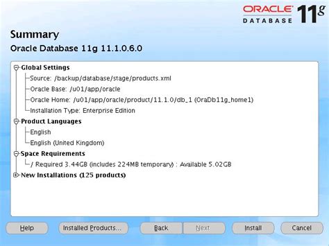 Oracle Base Oracle Database 11g Release 1 111 Installation On Enterprise Linux 45 And 50