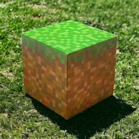 Minecraft Toy Jazwares Minecraft Grass Block 1 1 2 Cube Combined Shipping Ebay
