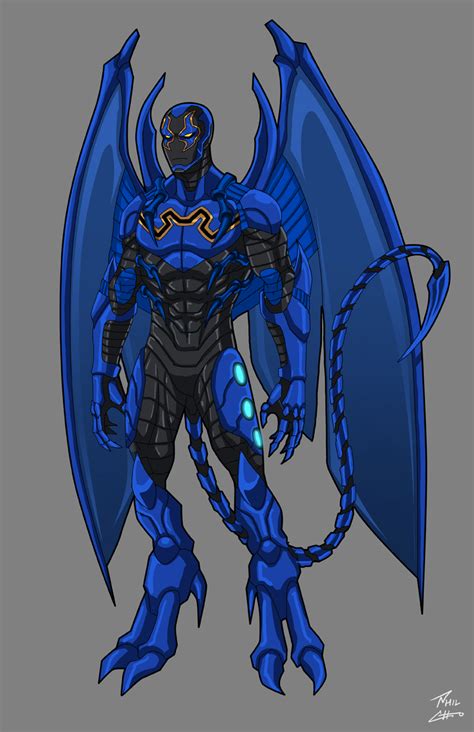 Blue Beetle Redesign Commission By Phil Cho On Deviantart