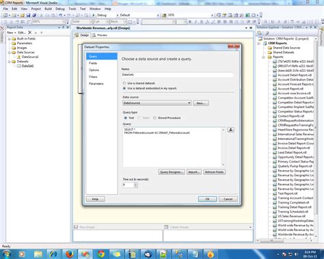 Microsoft Dynamics Crming Create Ssrs Report On Selected Records In Microsoft Dynamics Crm 2011