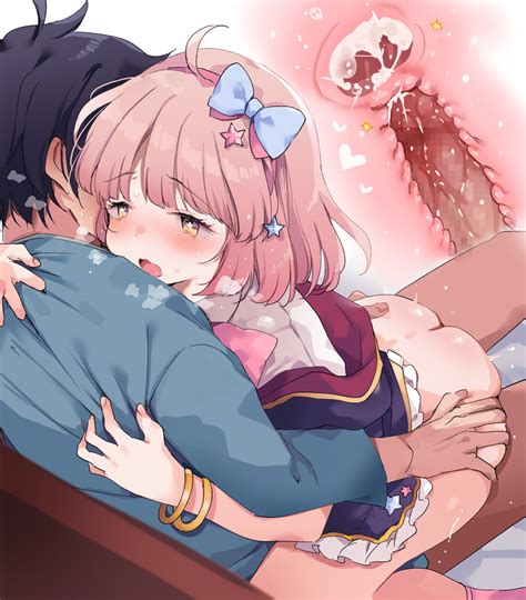 Rule 34 1boy 1girls Ass Bangs Blue Bow Blush Bow Bracelet Censored