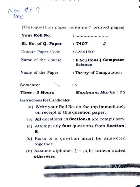 Toc Paper1 Pdf Syntax Logic Mathematics