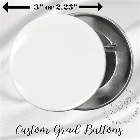 Custom Photo Graduation Buttons Keepsake 2023 Graduation Class Of 2023