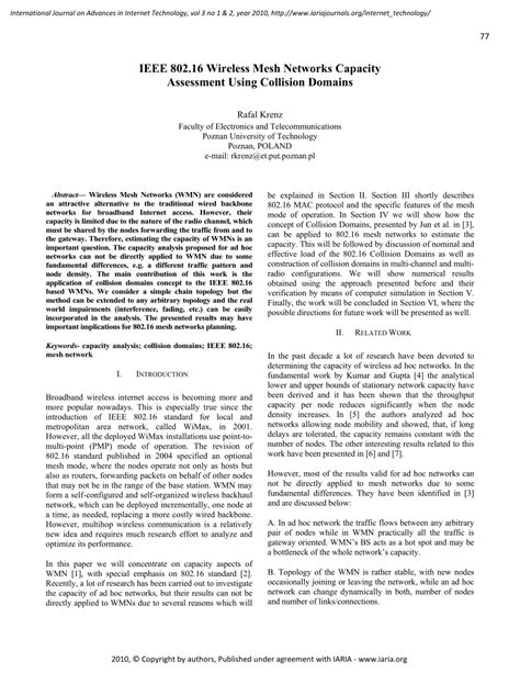 Pdf Ieee 80216 Wireless Mesh Networks Capacity Estimation Using