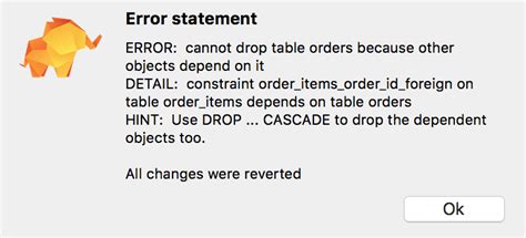 Postgres BUG Dropping Table With Referential Constraints Fails