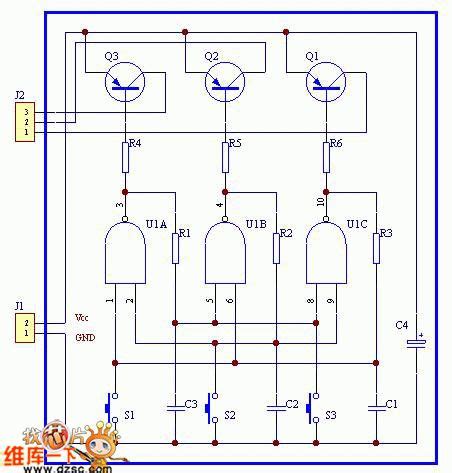 The 3 Key Interlock Electric Switch Circuit Automotive Circuit Circuit Diagram SeekIC Com